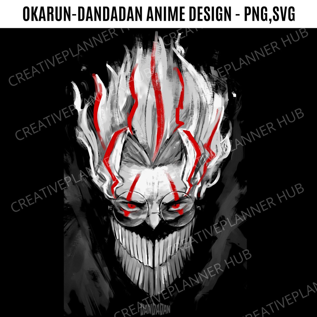 Dandadan Design PNG PSD SVG | Licence gratuite et utilisation ...