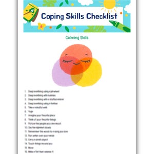 Coping Skills for Kids to Overcome Stress - Etsy