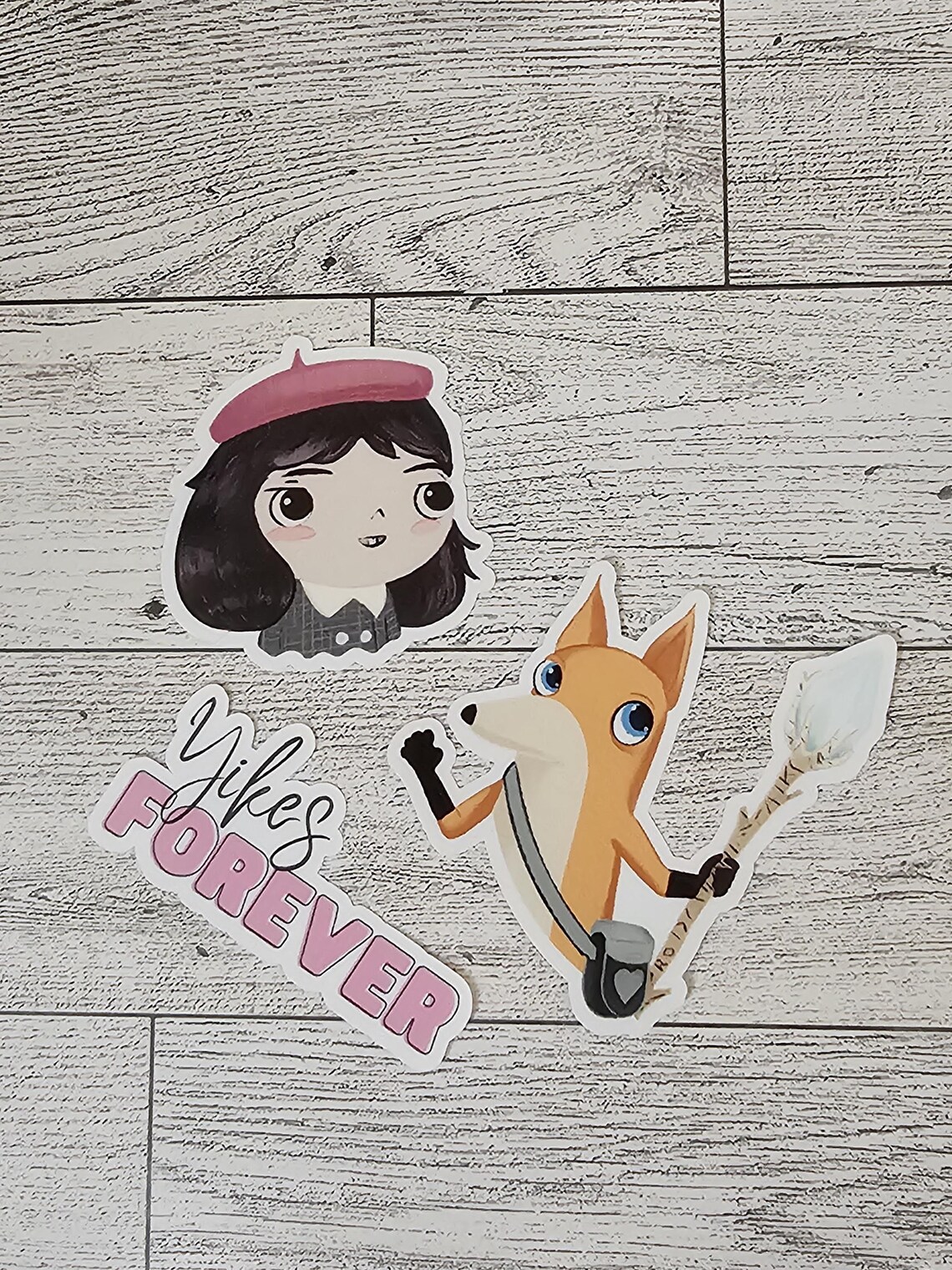 Little Miss Fortune Water Proof Sticker Set, Gaming Stickers, Glossy, 2 ...