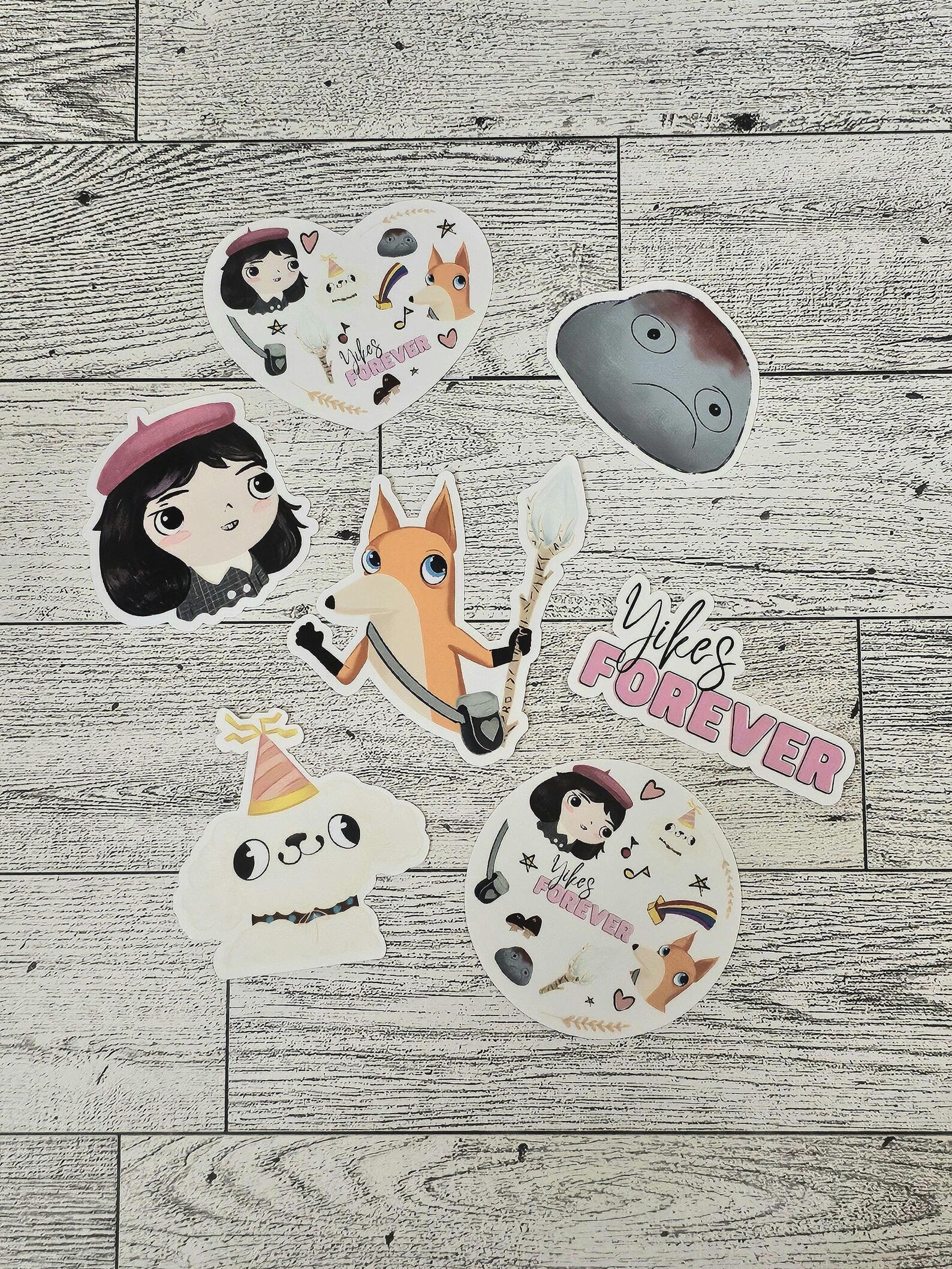 Little Miss Fortune Water Proof Sticker Set, Gaming Stickers, Glossy, 2 ...