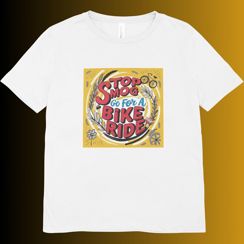 Stop Smog Go for a Bike Ride, Clipart Commercial Use - Etsy