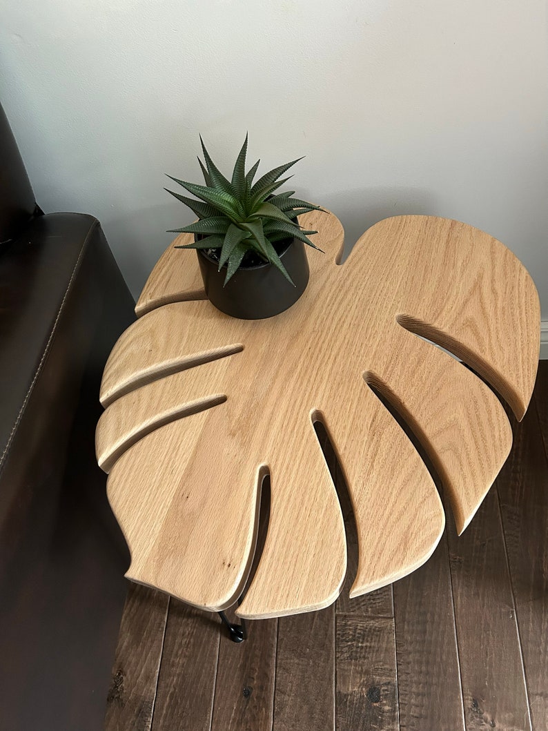 Monstera Side Table | Home Decor | Side Table | Coffee Table | Plant Table | Plants | Plant ...