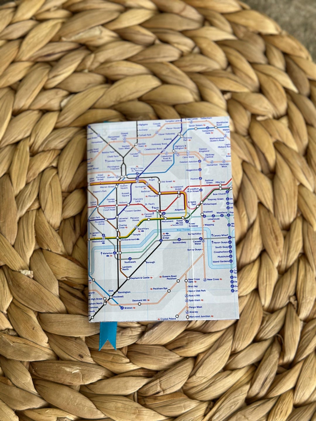 London Tube Map Mini Journal - Etsy