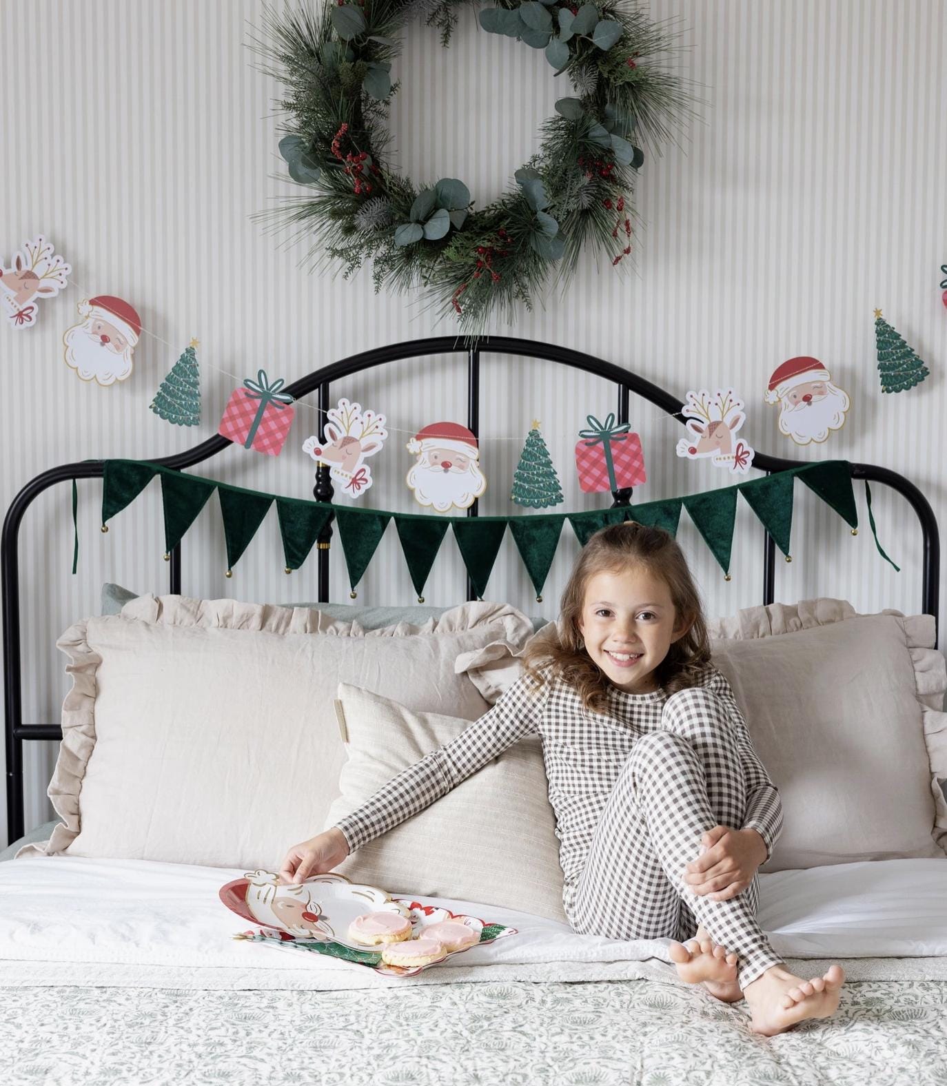 Santa Face Shaped Paper Plate - Etsy