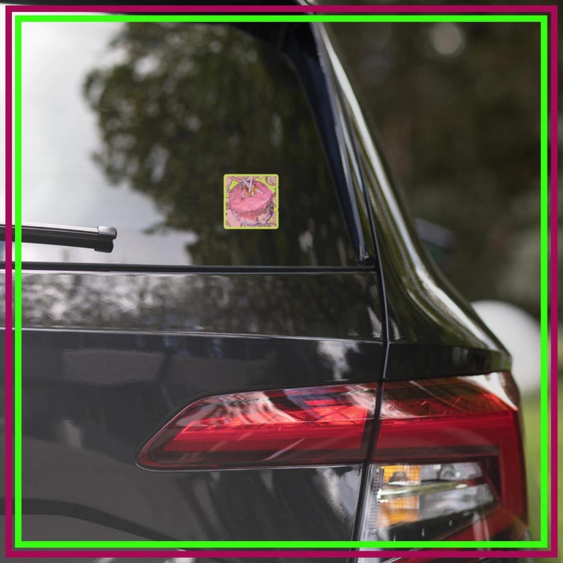 Cursed Pink Cake Sticker – Funny Birthday Gag Gift - Etsy