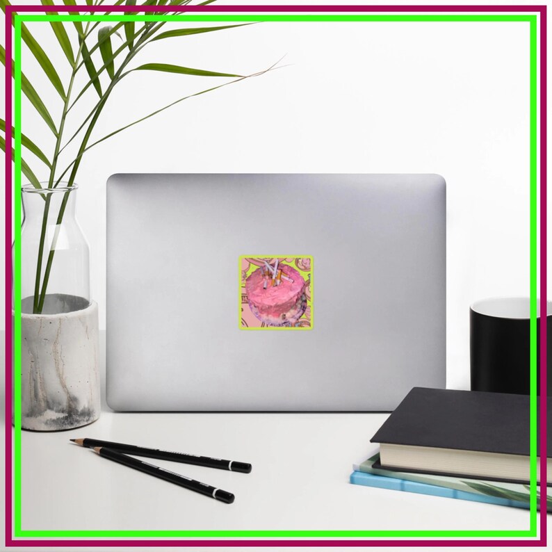 Cursed Pink Cake Sticker – Funny Birthday Gag Gift - Etsy
