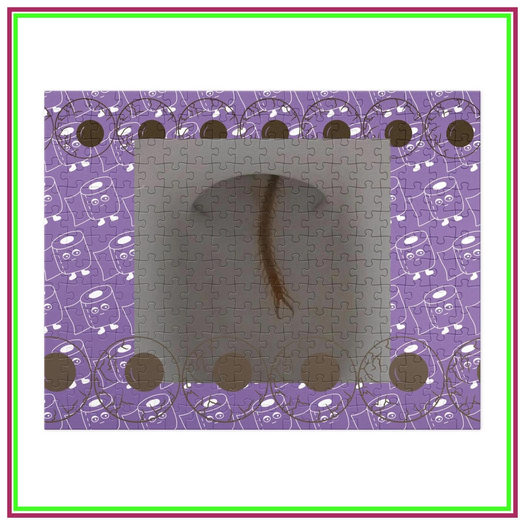 Cursed Centipede Jigsaw Puzzle – Weirdcore Art Puzzle | Creepy Insect ...
