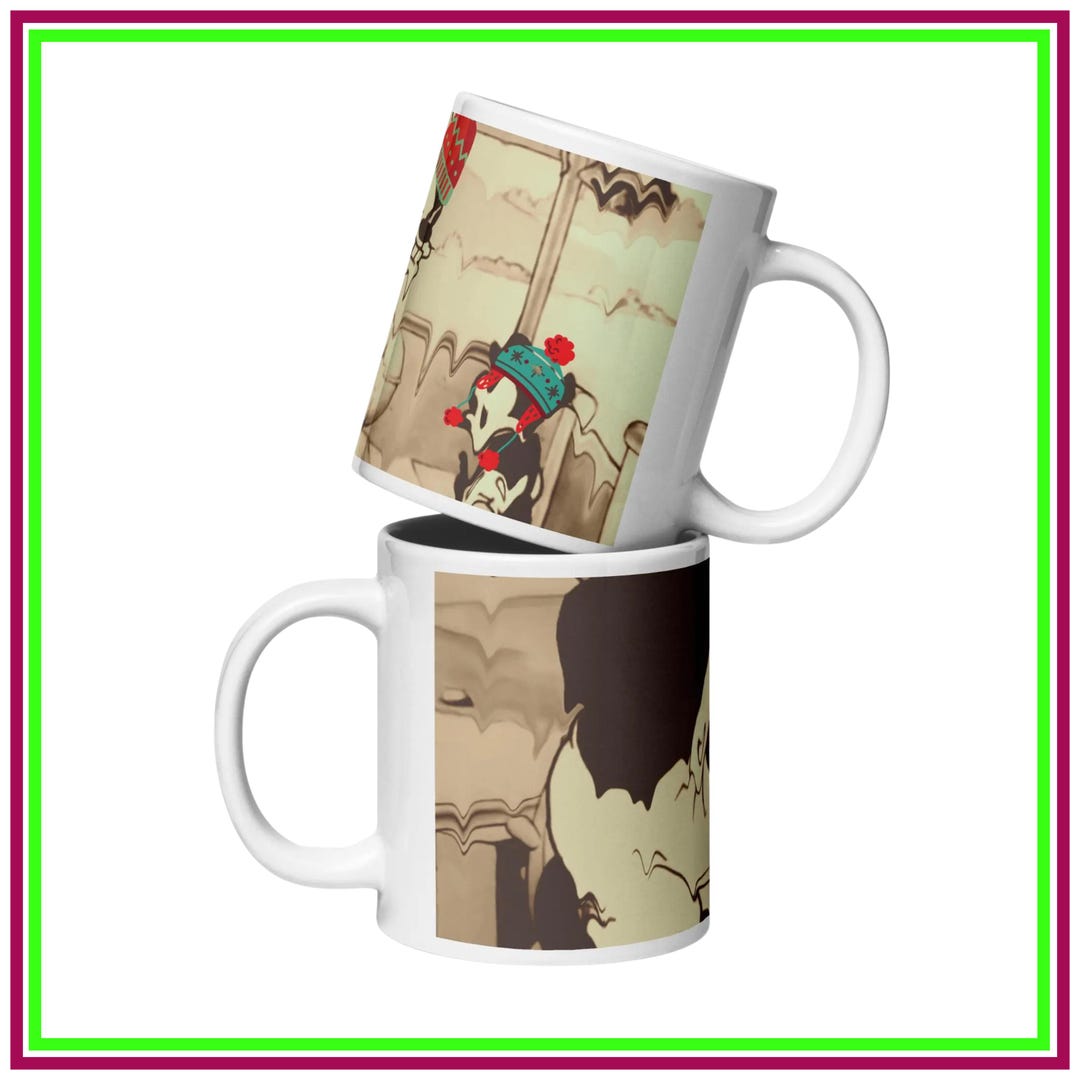 Cursed Christmas Mug – Steamboat Nightmare Cartoon | Vintage Fever ...