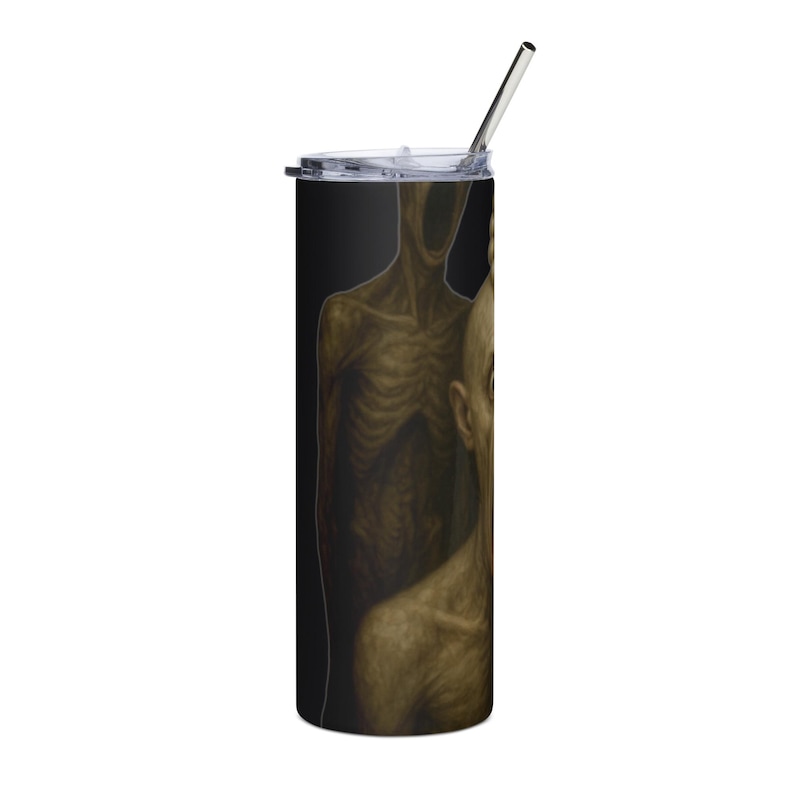 Cursed Monster Tumbler • Weird Creepy Creature Cup • Unhinged Gothic ...