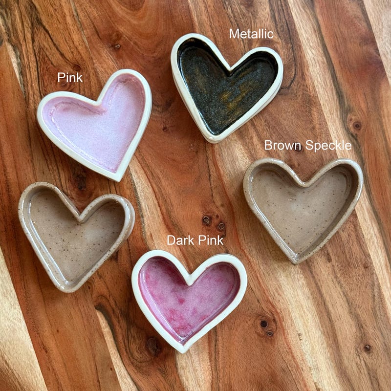 Ceramic Dish With Heart - Etsy