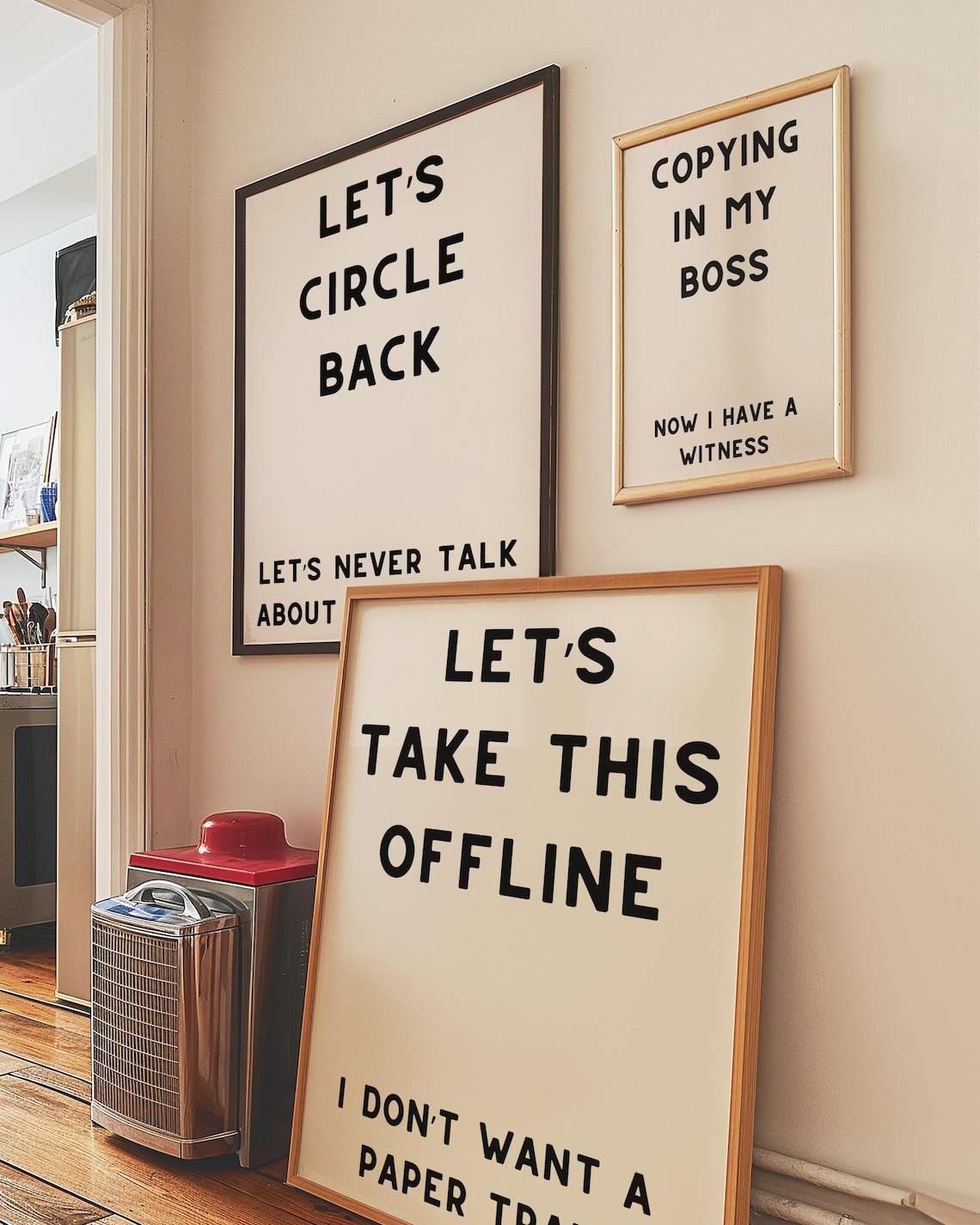 Funny Office Print Set: Minimalist Corporate Humor - Digital Download ...