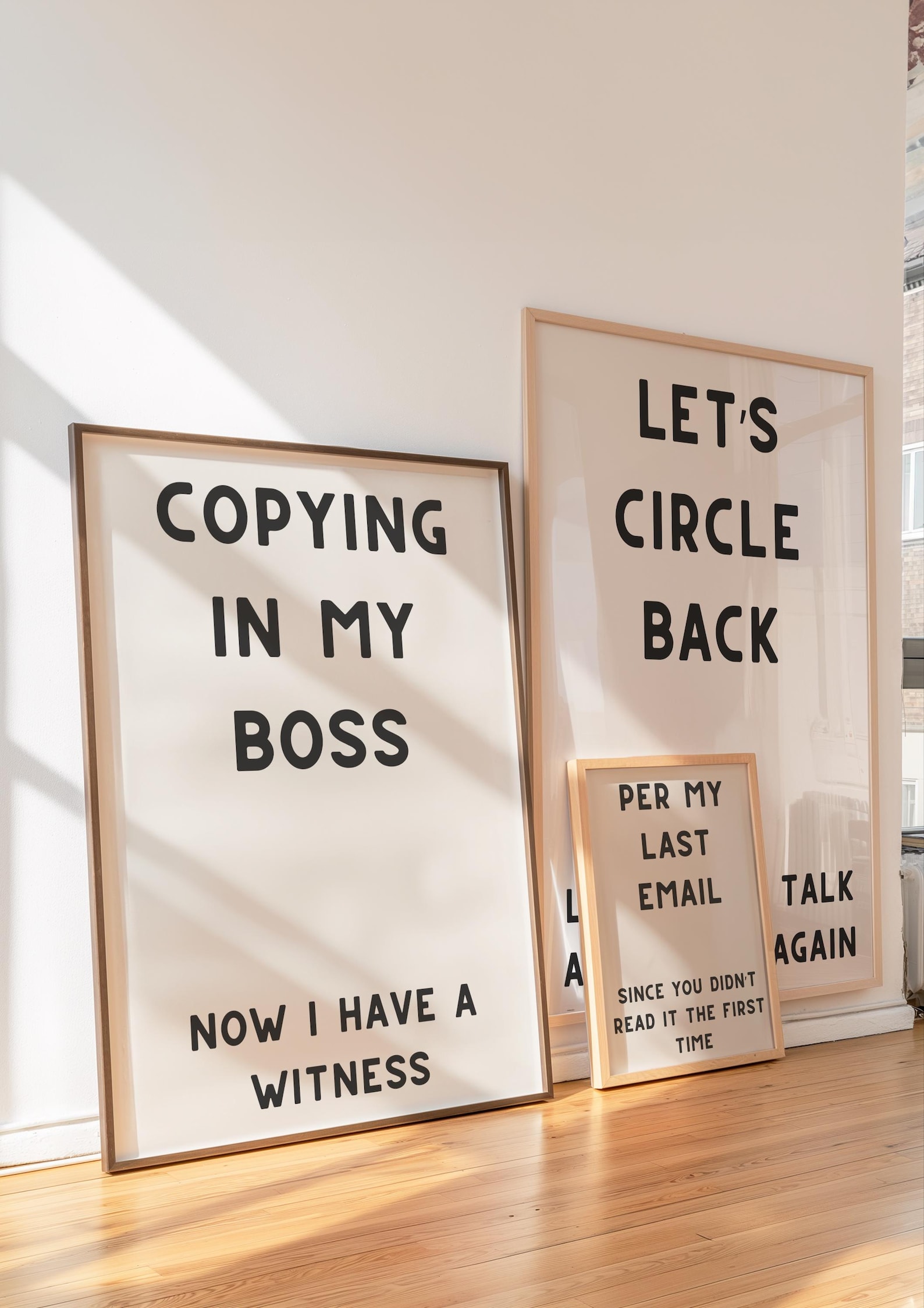 Funny Office Print Set: Minimalist Corporate Humor - Digital Download ...