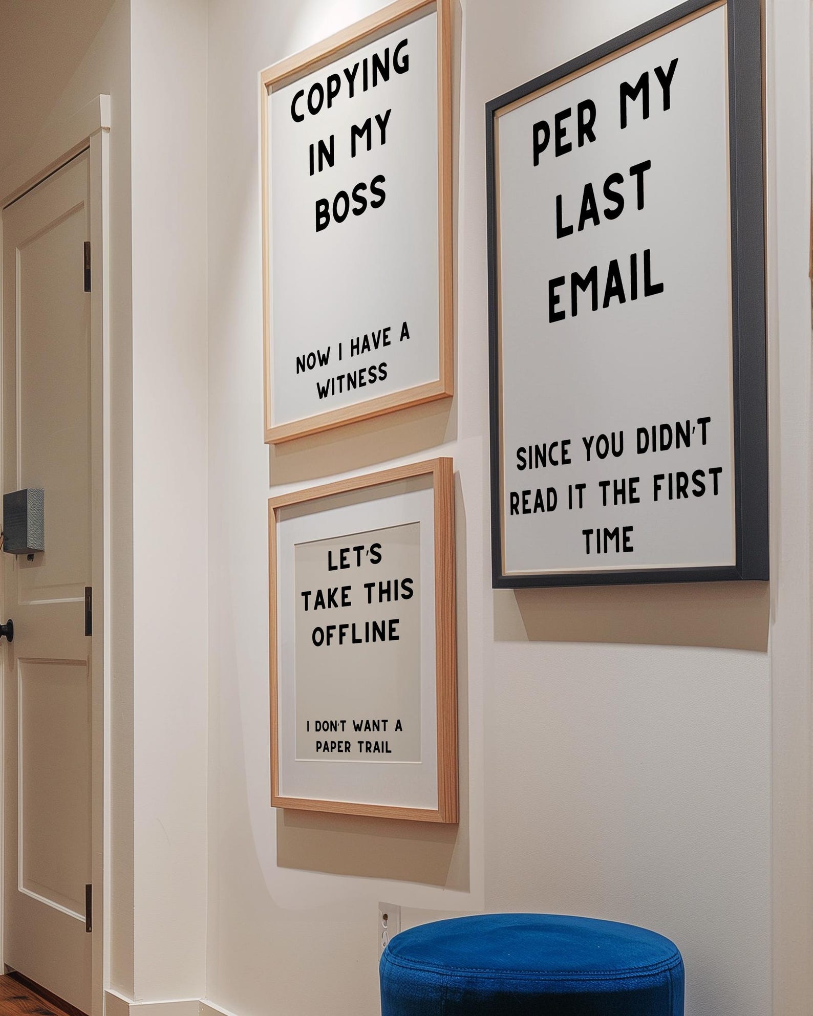 Funny Office Print Set: Minimalist Corporate Humor - Digital Download ...