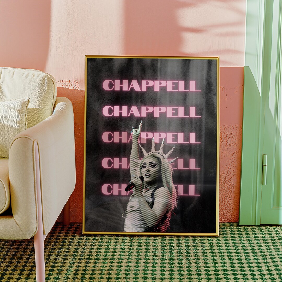 Chappell Roan Concert Poster Fan Art Pop Music Wall Art Print - Etsy