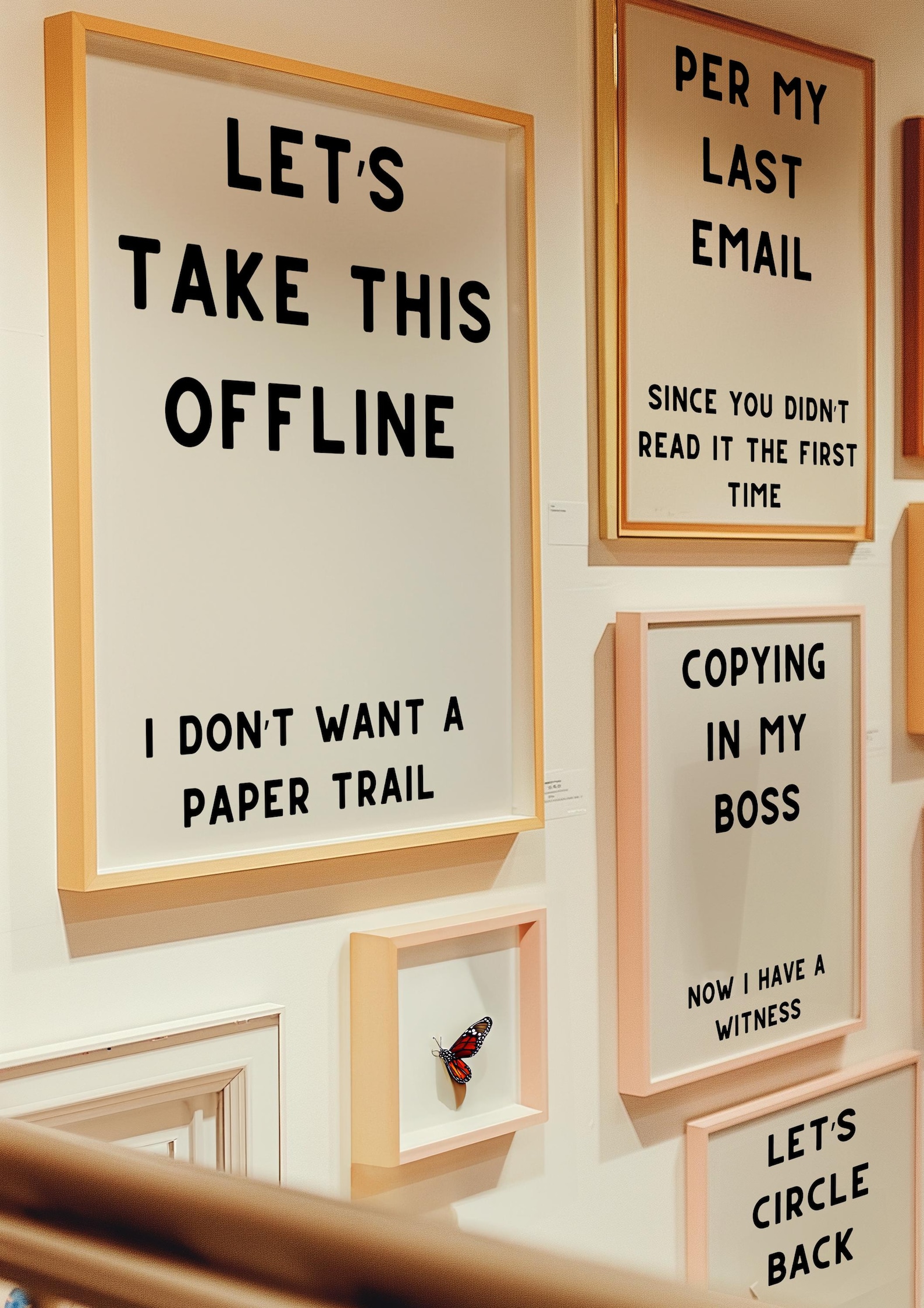Funny Office Print Set: Minimalist Corporate Humor - Digital Download ...