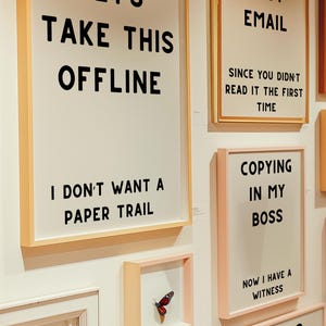 Funny Office Print Set: Minimalist Corporate Humor - Digital Download ...