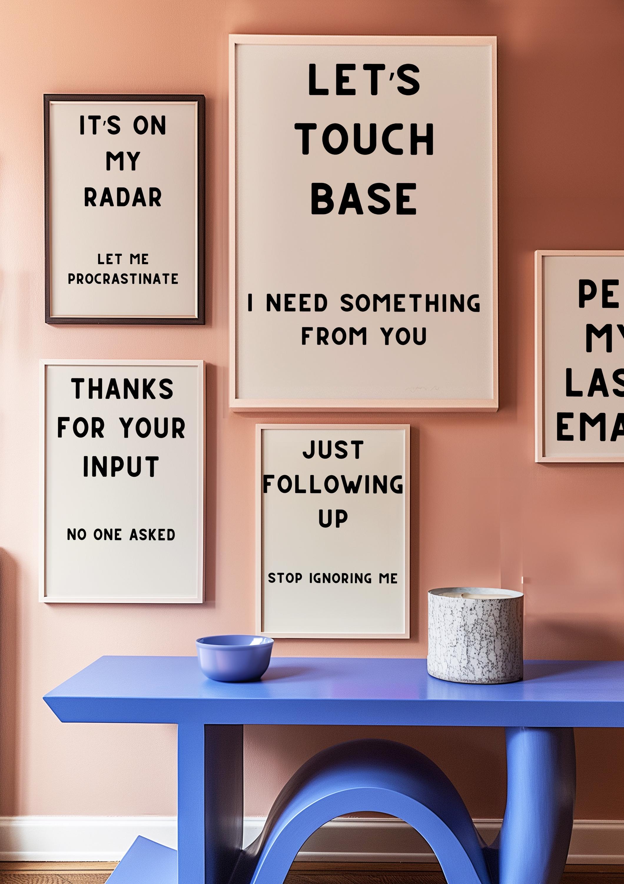 Funny Office Wall Art Set: Corporate Humor Prints - Digital Download - Etsy