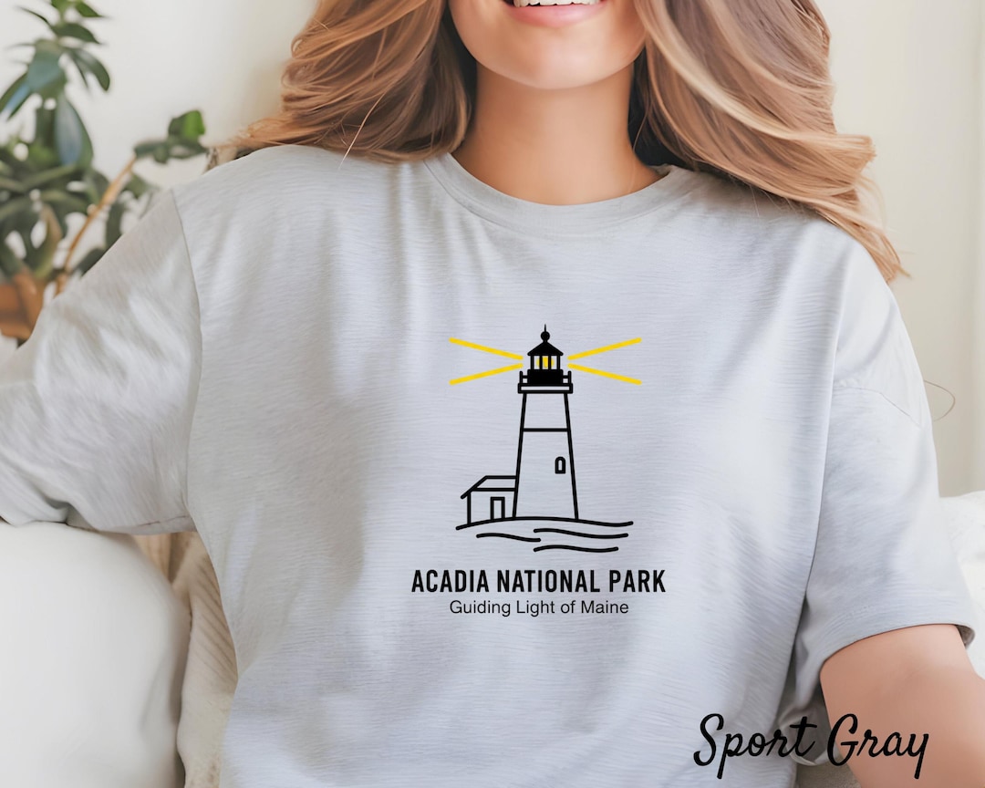 Acadia National Park, National Park Shirt, National Park Art, National ...