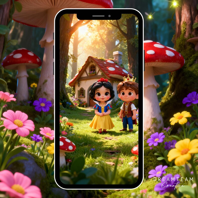 Snow White Gender Reveal Video | Prince or Princess Baby Announcement ...