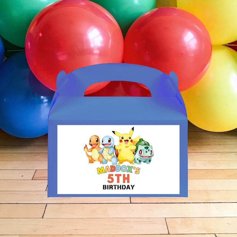 Pokemon Birthday Welcome Sign Editable Pikachu Party Banner Digital ...