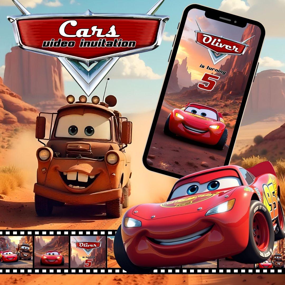 Cars Birthday Welcome Sign: Lightning Mcqueen & Mater (instant Download ...