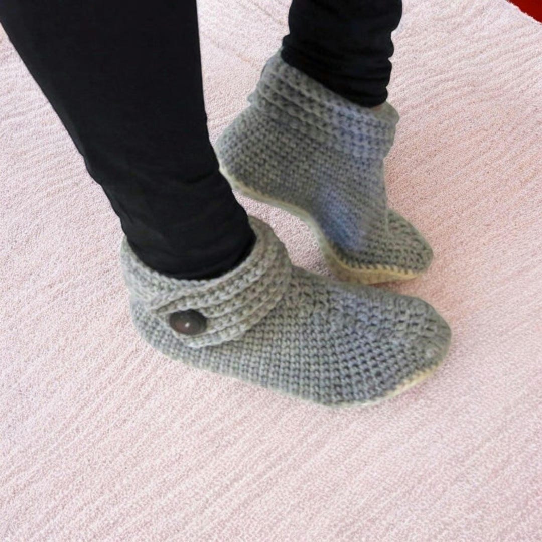 Slipper Crochet Pattern Boots Crochet Pattern Bootie Crochet Pattern ...