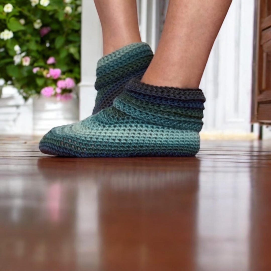 Slipper Crochet Pattern Boots Crochet Pattern Bootie Crochet Pattern ...