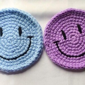 Coaster Crochet Pattern Trivet Crochet Pattern Smile Coasters Crochet ...