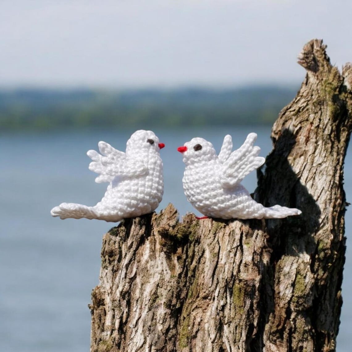 Doves Crochet Pattern Doves Amigurumi Pattern Birds Crochet Pattern ...