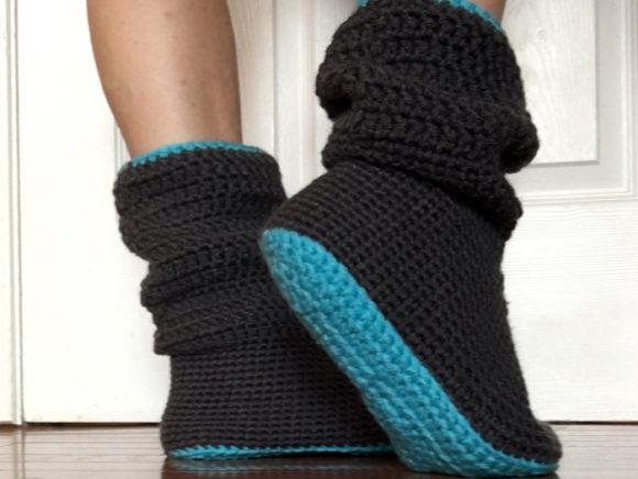 Slipper Crochet Pattern Boots Crochet Pattern Bootie Crochet Pattern ...