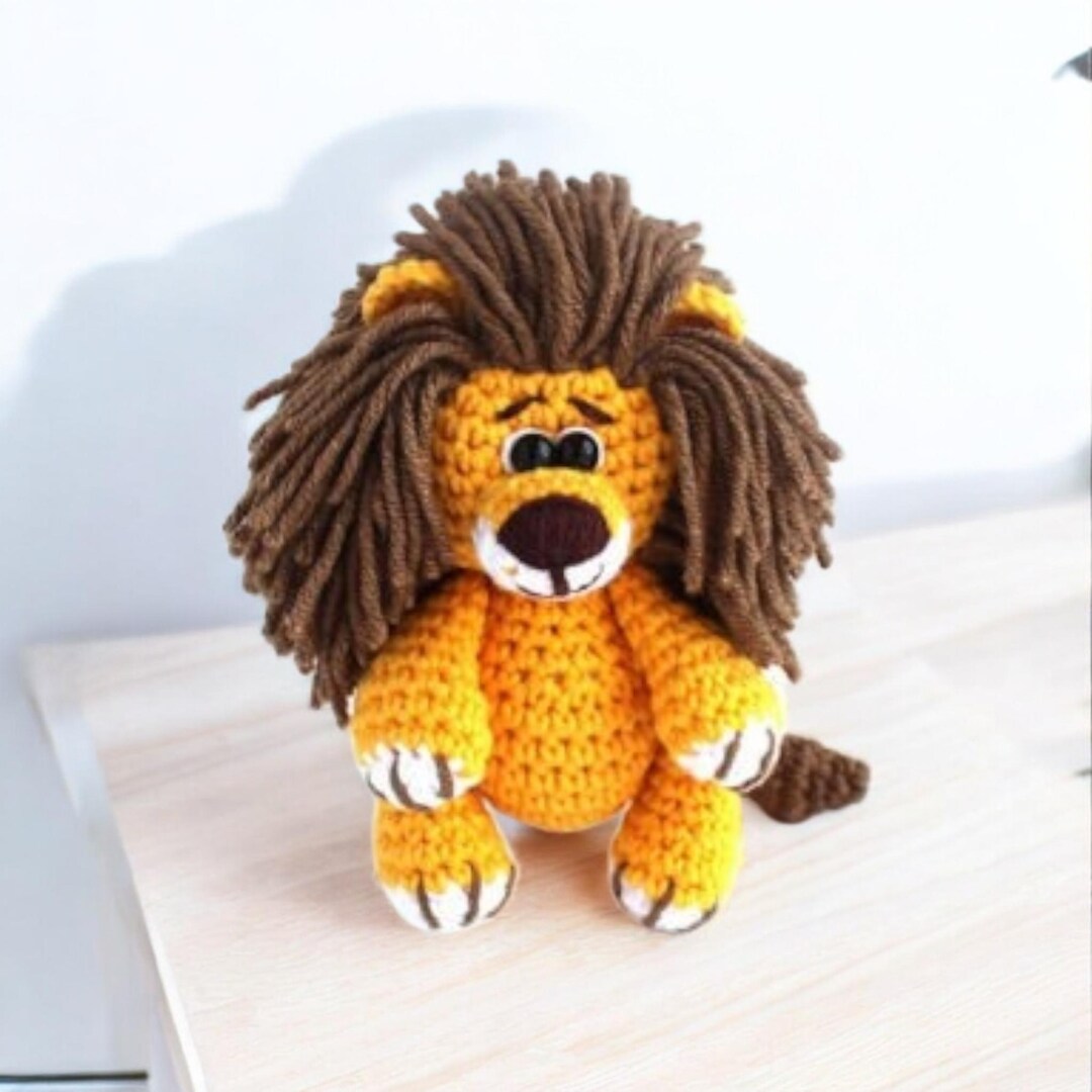 Lion Crochet Pattern, Lion Amigurumi Pattern, Crochet Pattern, Animals ...
