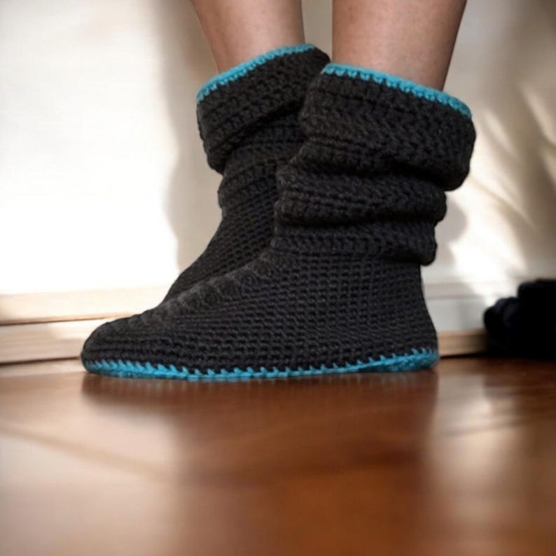 Slipper Crochet Pattern Boots Crochet Pattern Bootie Crochet Pattern ...