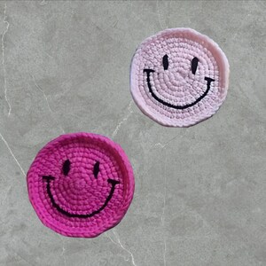 Coaster Crochet Pattern Trivet Crochet Pattern Smile Coasters Crochet ...