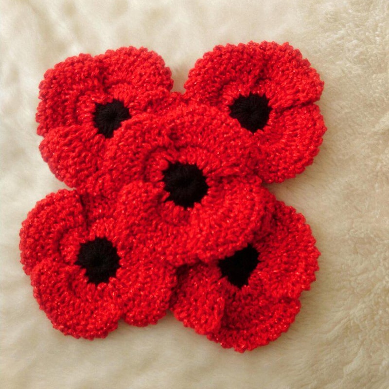 Poppy Remembrance Wreath - Etsy UK