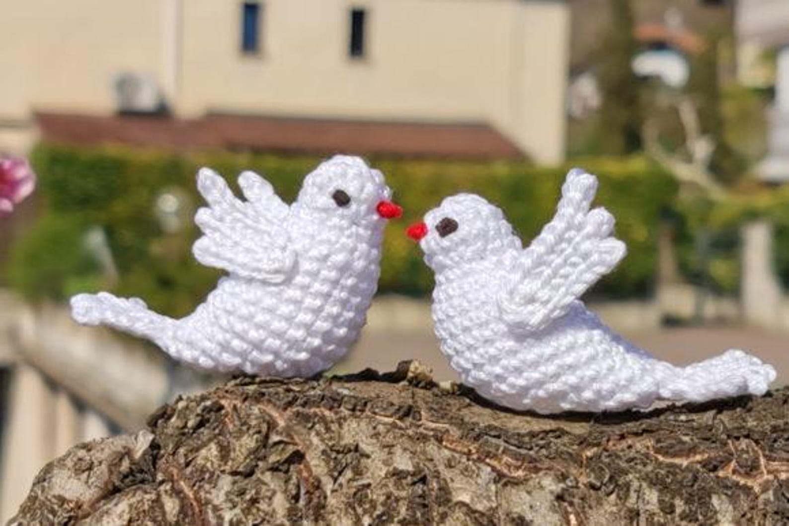 Doves Crochet Pattern Doves Amigurumi Pattern Birds Crochet Pattern ...