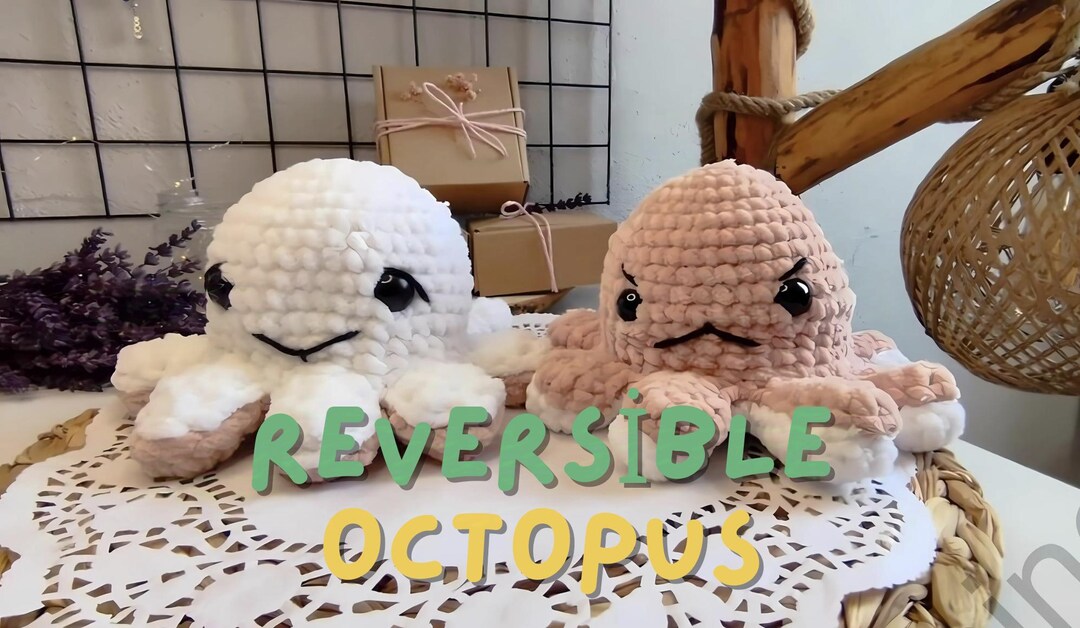 Reversible Octopus Crochet Pattern, Octopus Crochet Pattern, Octopus ...
