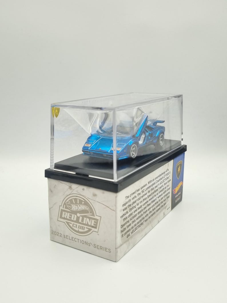 Hot Wheels RLC '82 Lamborghini Countach LP 500 S Blue - Etsy