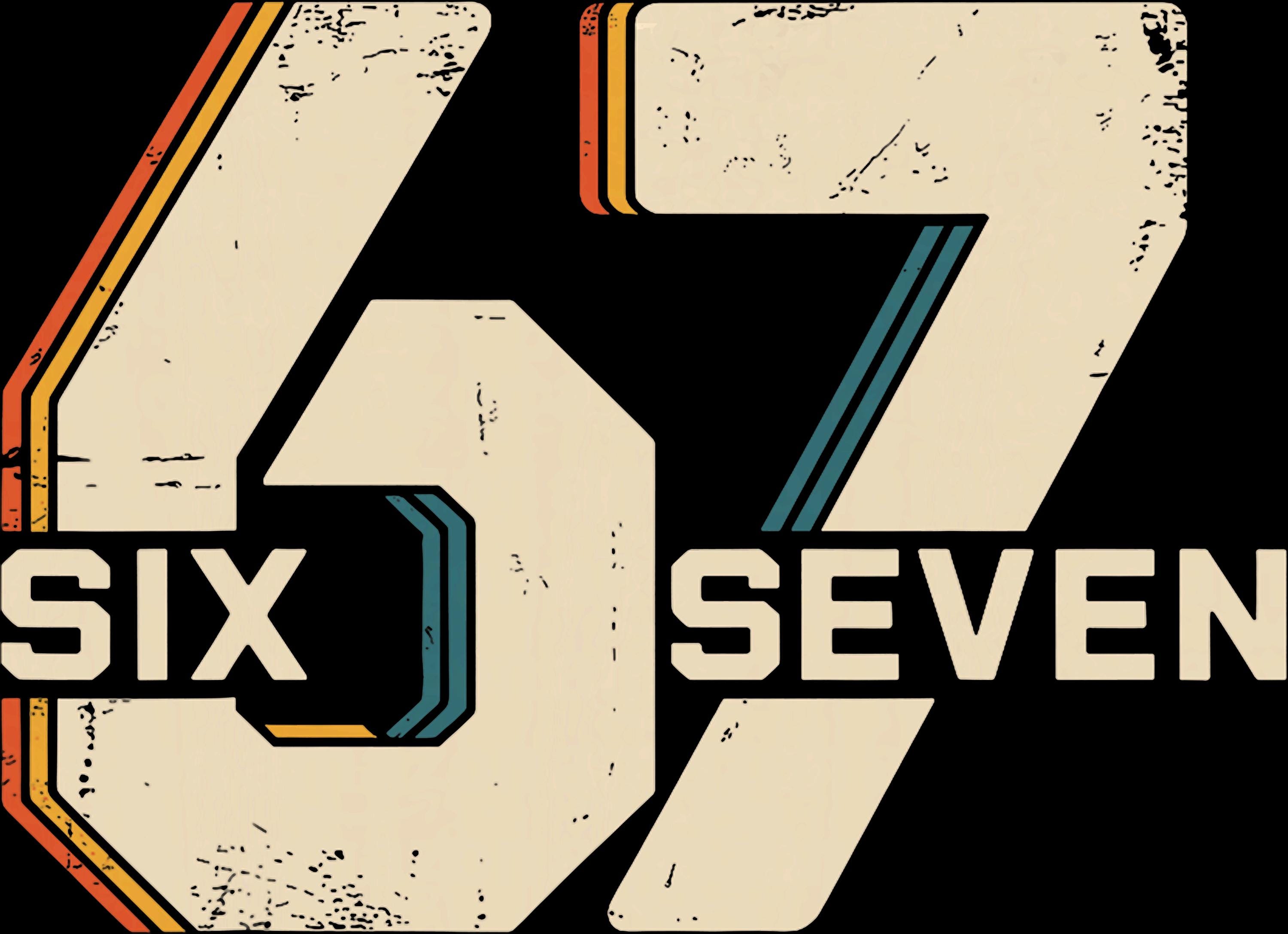 File PNG Viral 67 Meme Trend Digital Art – Six Seven Chaos Design - Etsy