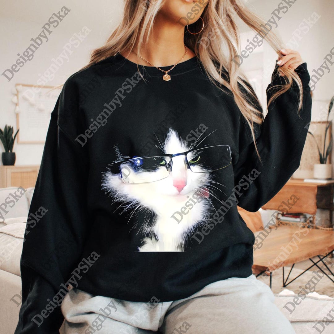 Wacky Cat Graphic Png, Retro Funny Vintage Graphic Digital, Cats and ...
