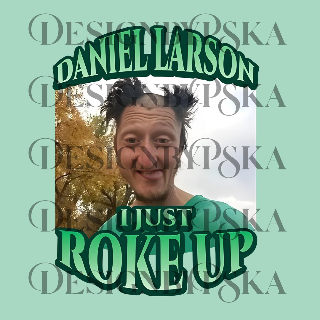 Daniel Larson Selfie Png, Funny Meme Dank Genz Joke Png, Trendy Retro ...