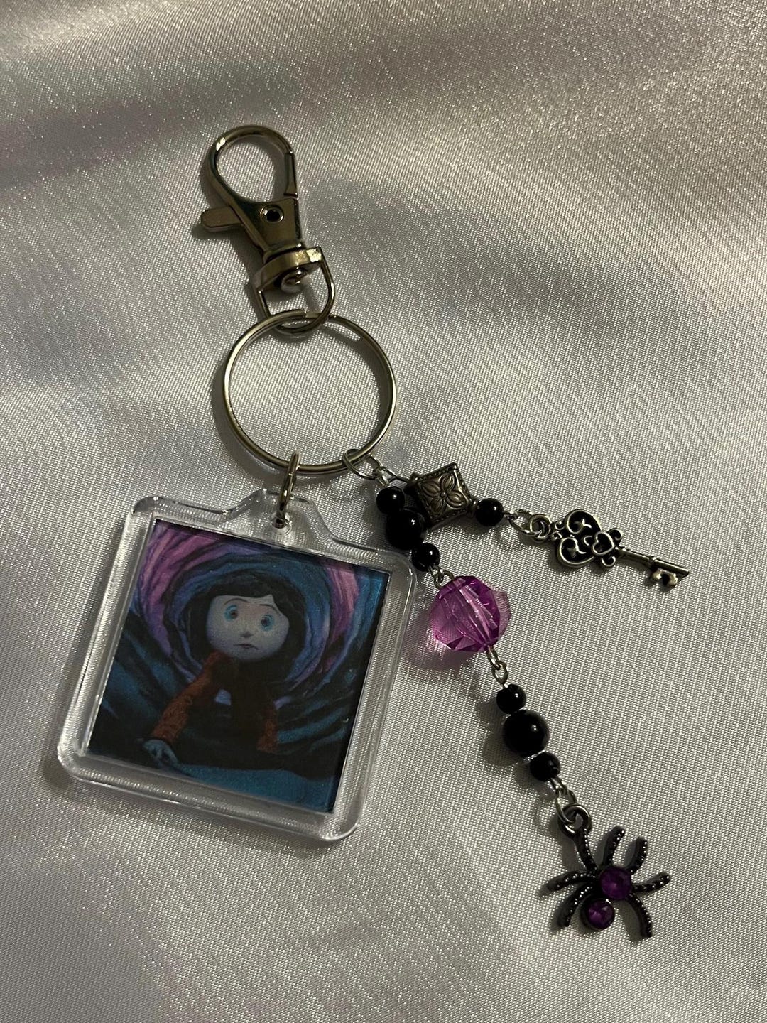 Coraline Tim Burton Bag Charm Keychain - Etsy