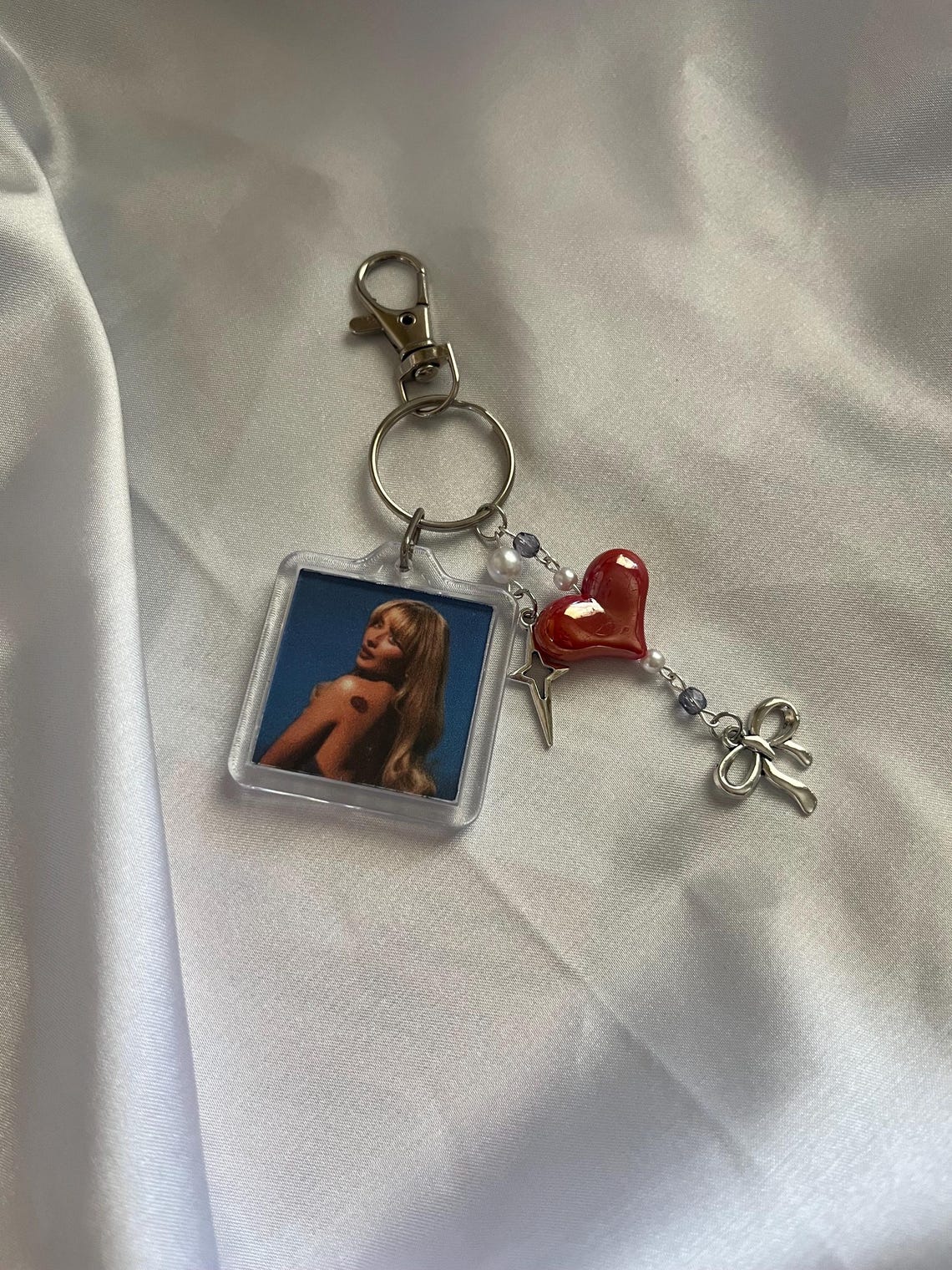Sabrina Carpentar Bag Charm Keychain - Etsy