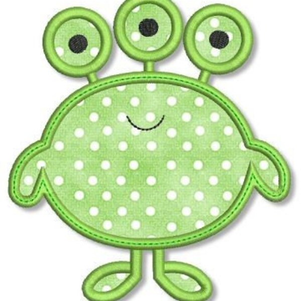 Alien Applique - Etsy
