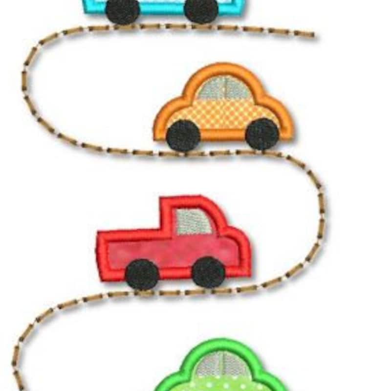 Applique Race Car - Etsy