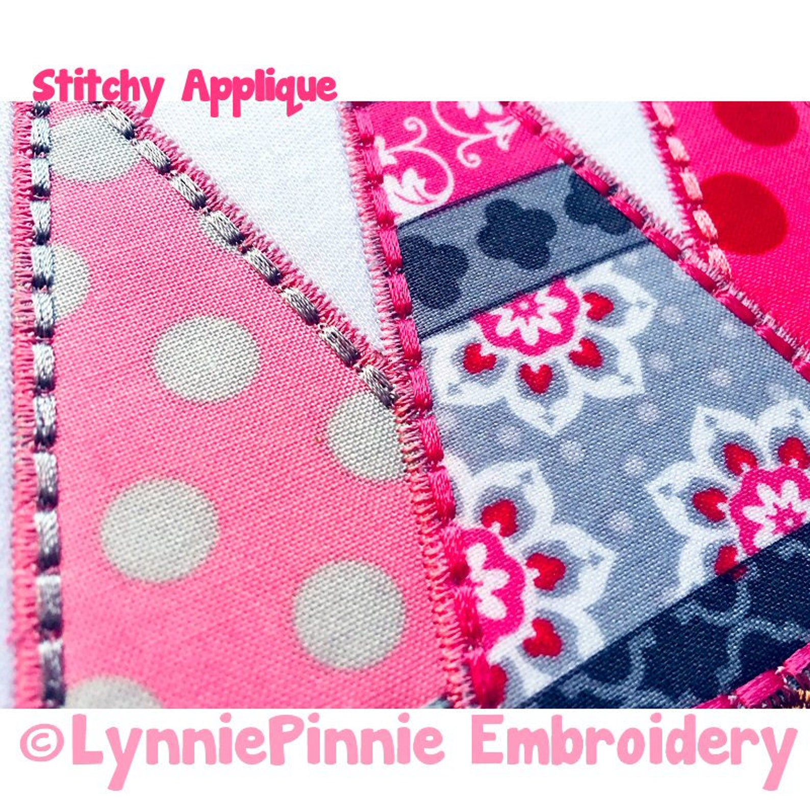 Stitchy Applique Tree Trio Machine Embroidery Design File | Etsy