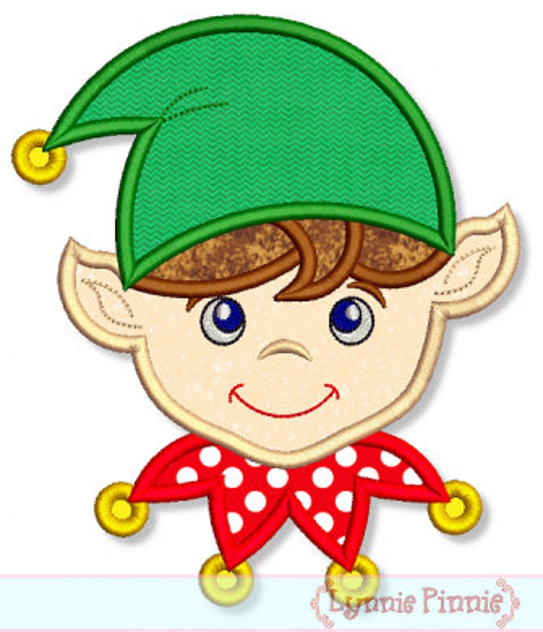 CHRISTMAS ELF Boy Applique 4x4 5x7 6x10 7x11 INSTANT Download - Etsy