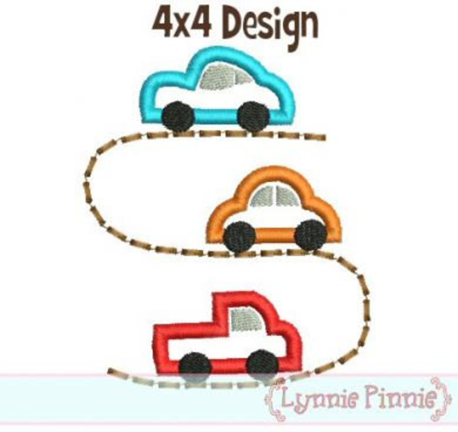CARS on the ROAD Applique 4x4 5x7 6x10 7x11 Svg Machine - Etsy