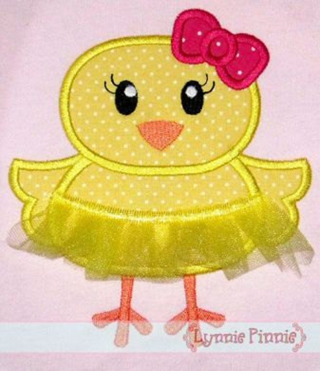 TUTU CHICK Applique With 3D Skirt 4x4 5x7 6x10 SVG Machine Embroidery ...