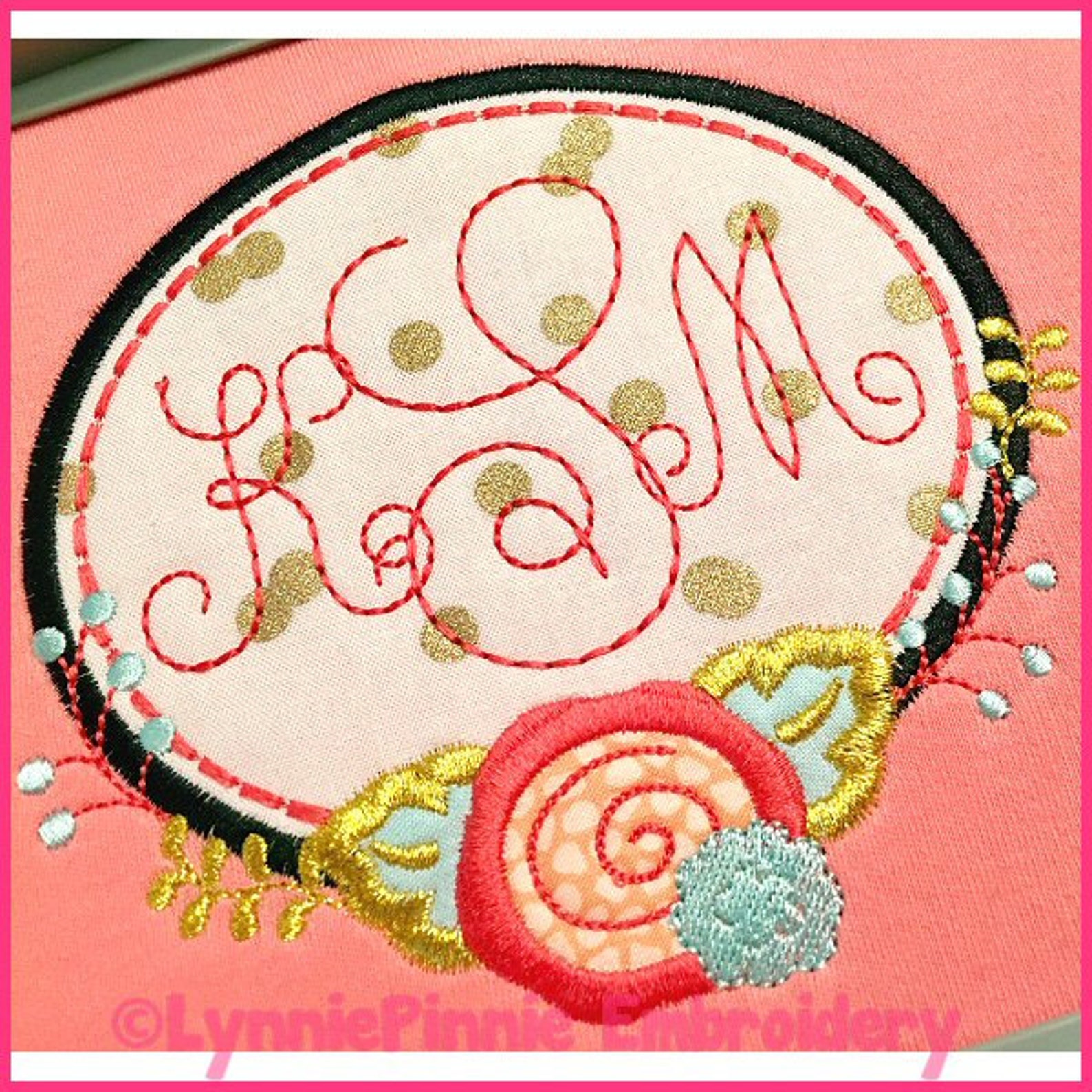 Quick Monogram Sketch Triple Run Embroidery Font 5 Sizes + BX Machine ...
