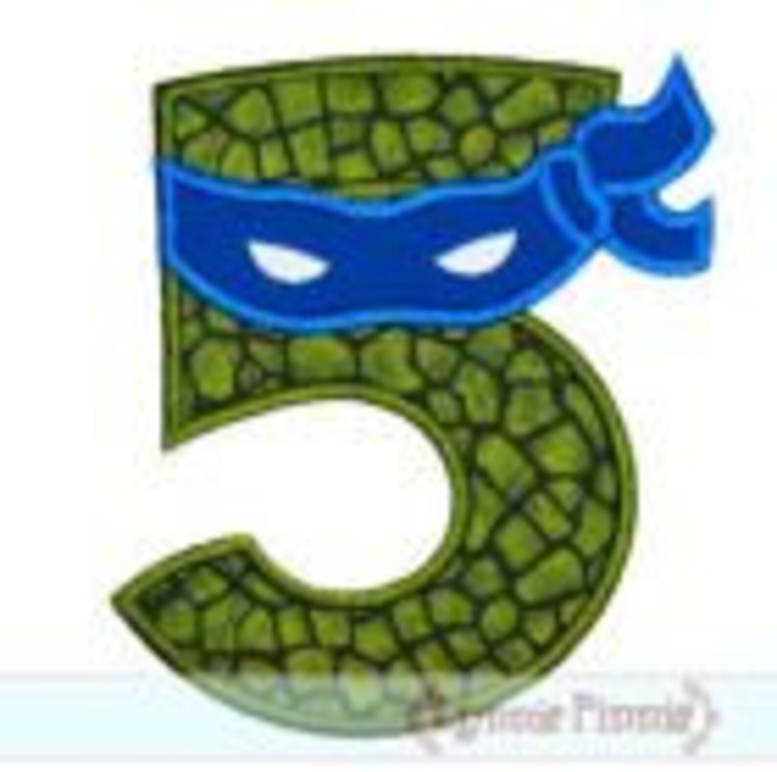 NINJA NUMBERS Applique Set 0 to 9 4x4 5x7 6x10 Machine - Etsy